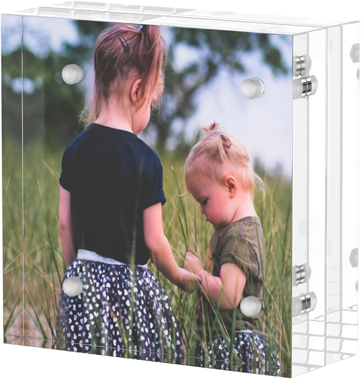 Sezanrpt Acrylic Picture Frames 2x2, 2x2 Picture Frame Mini for 2x2 ...