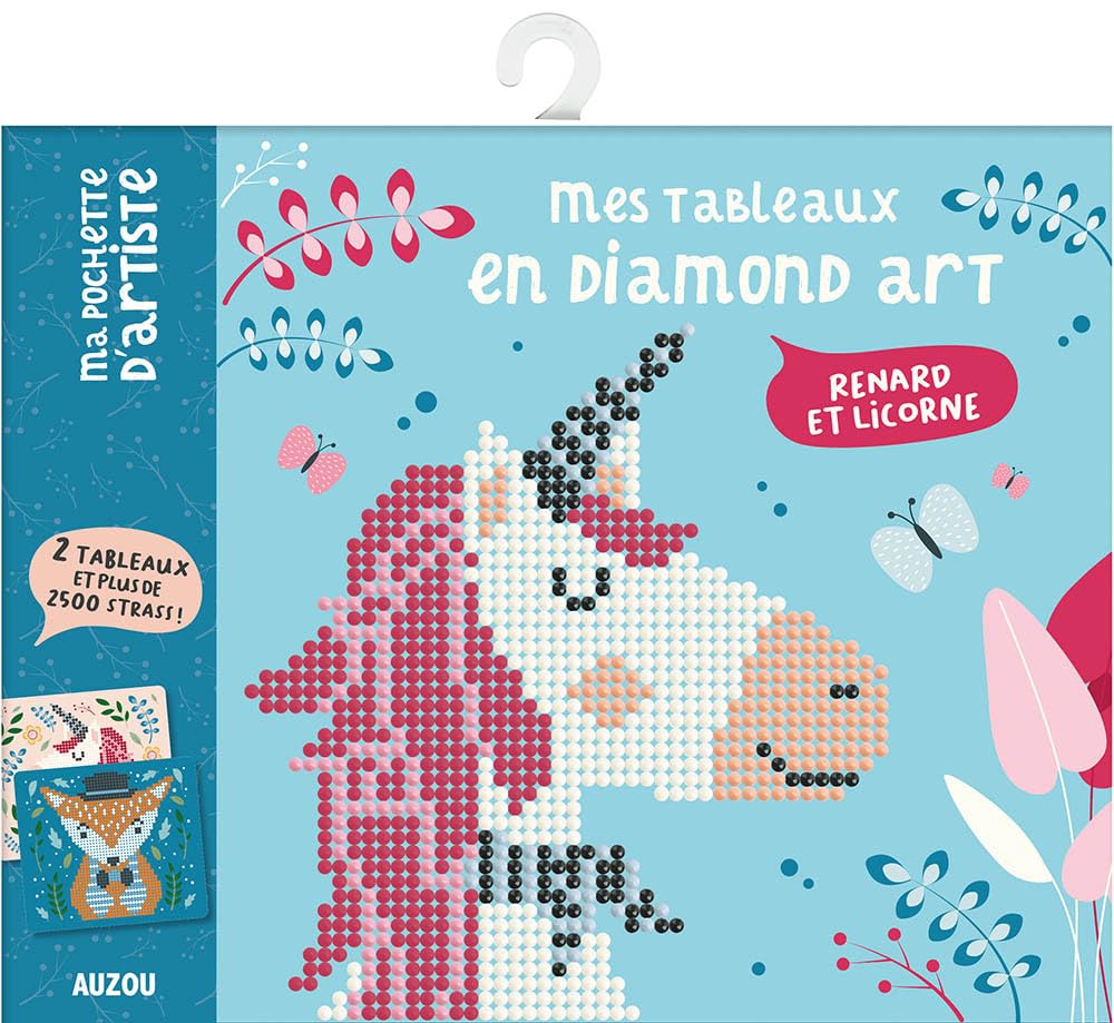 Amazon.fr - Mes tableaux en Diamond Art - Renard et Licorne : 2 ...