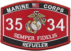 Amazon.com: Marine Corps MOS 3534 Refueler Patch : Clothing, Shoes ...