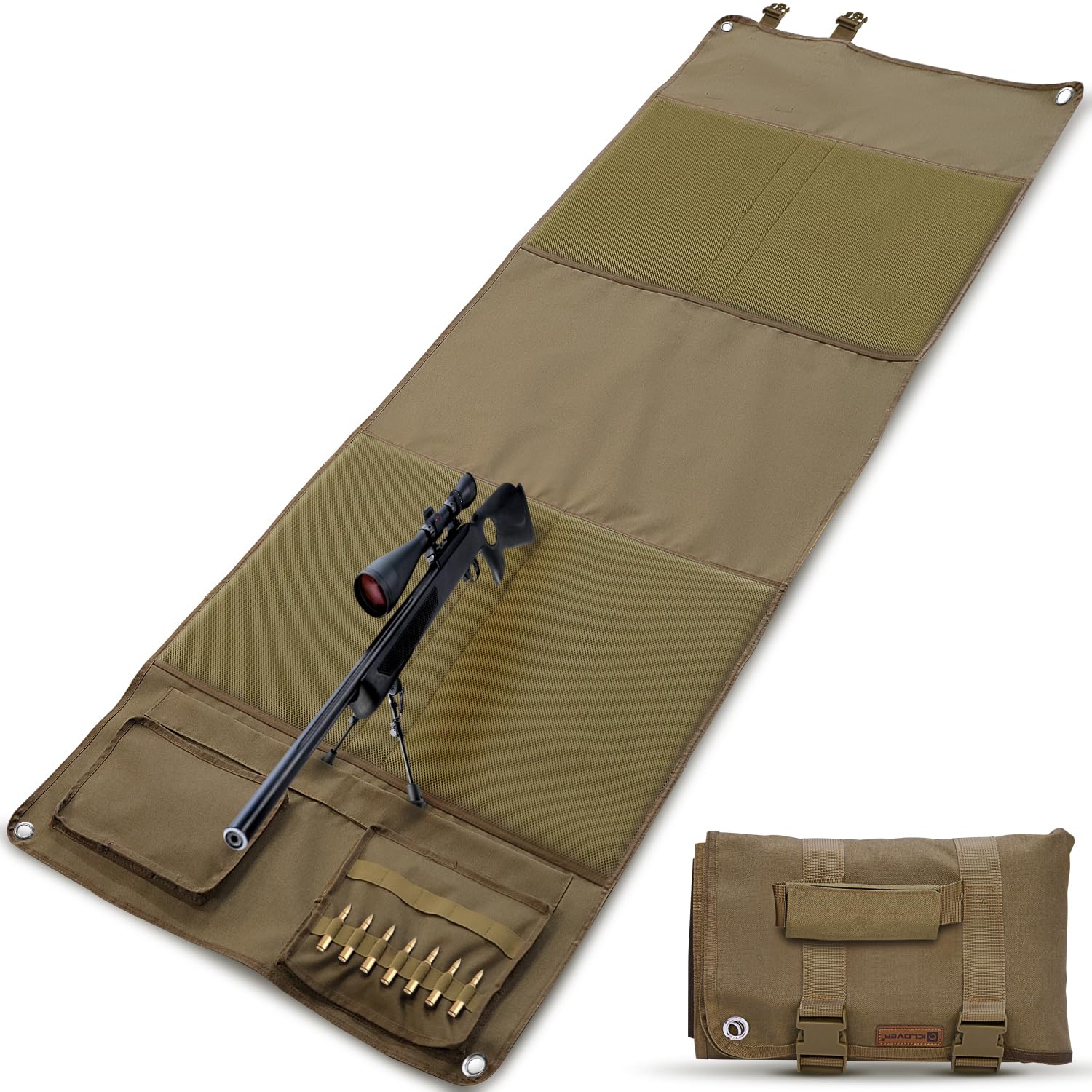 Tactical Shooting Mat, Extra Large Hunting Shooting Mats Prone Padded ...