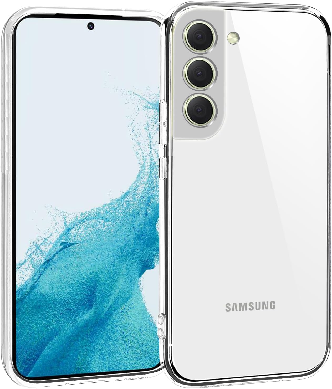 Amazon.com: TENOC Phone Case for Samsung Galaxy S22, Clear Case ...