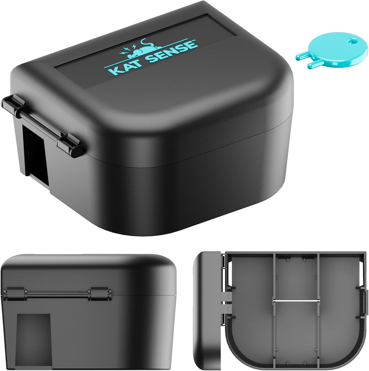 Buy Kat Sense Mouse Bait Station, Rodent Box to Secure Mice Poison ...