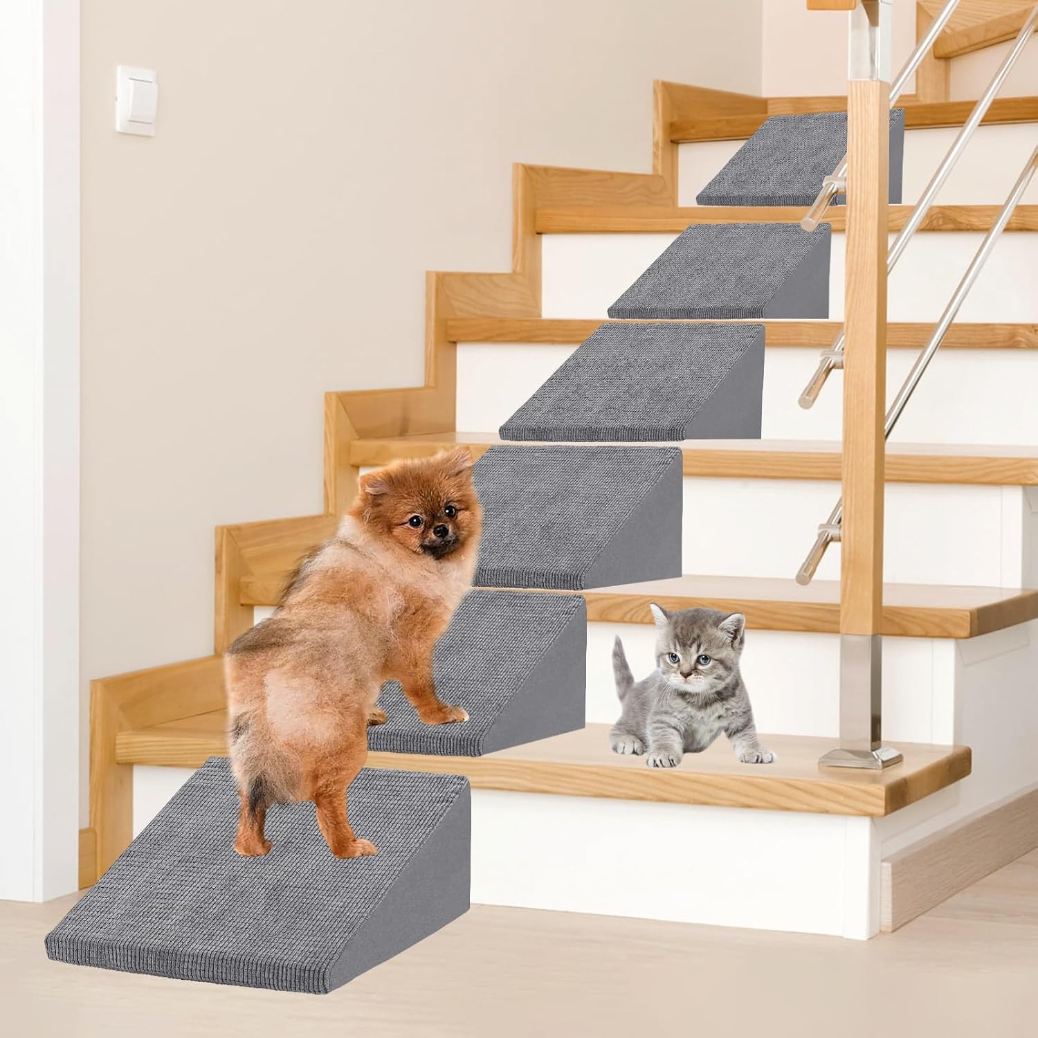 Amazon.com : Dog Ramp for Small Dogs, Modular Foam Dog Pet Stairs for ...