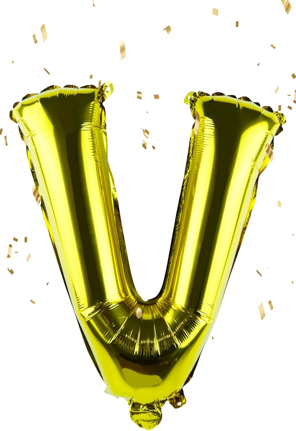 Amazon.com: Gold Letter “V” Balloons 16 Inch, Mylar Foil Letter ...