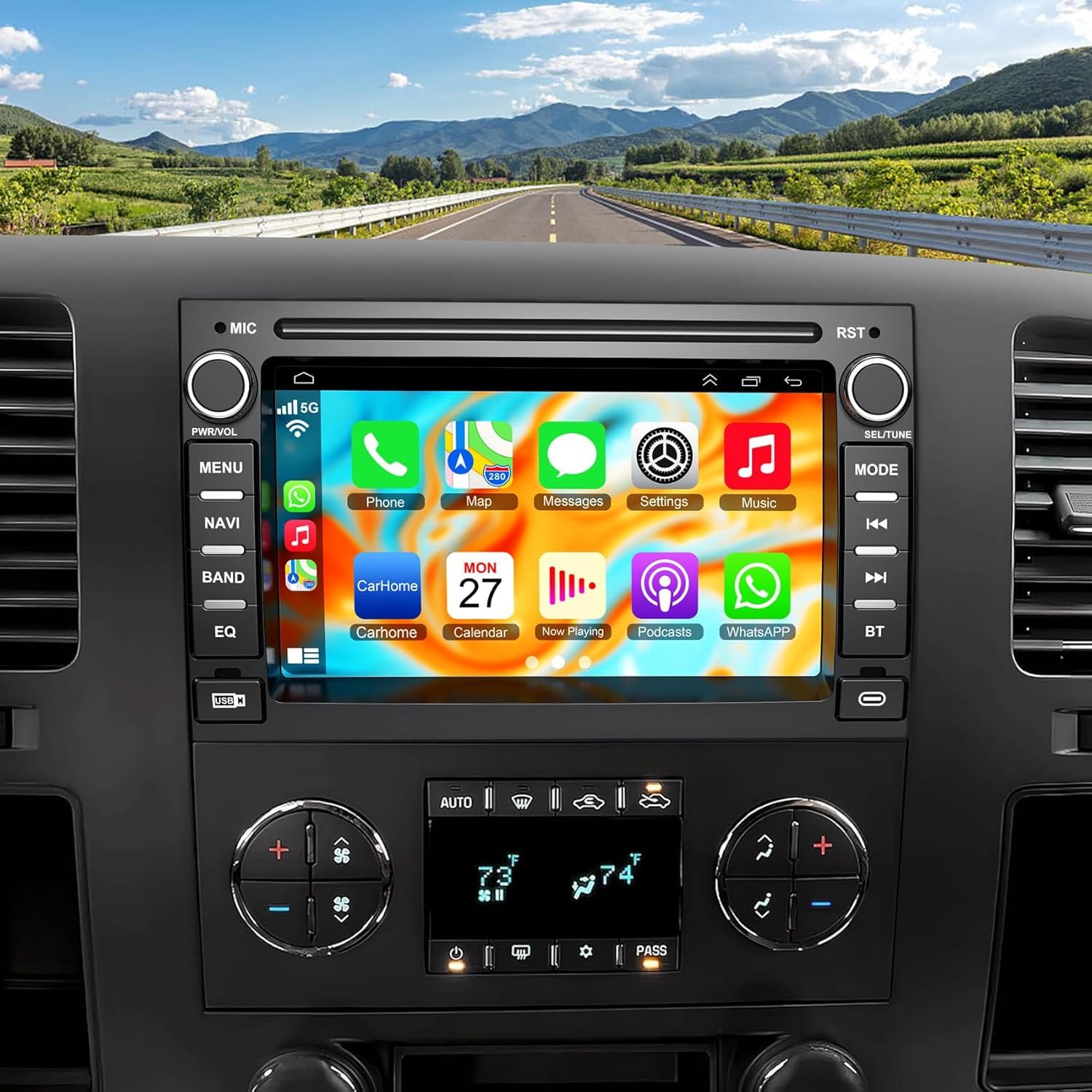 Amazon.com: Android 13 Car Stereo for 2007-2013 Chevrolet Chevy ...