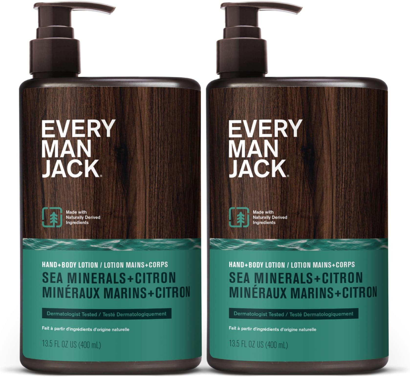 Amazon.com : Every Man Jack Mens Sea Minerals + Citron Hand & Body ...