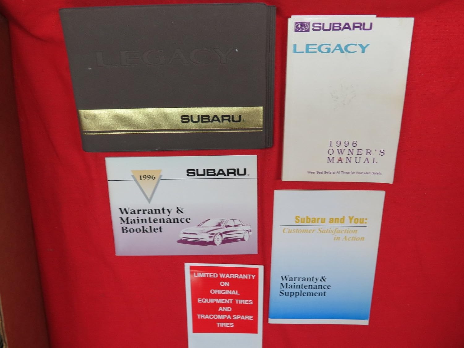 1996 Subaru Legacy Owners Manual: Subaru: Amazon.com: Books