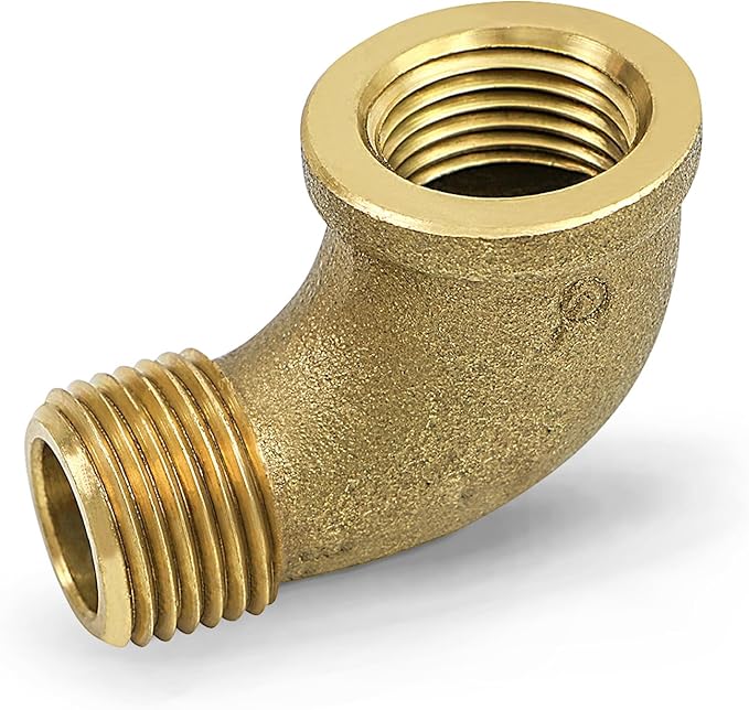 Amazon.com: Everflow BRSN0100-NL 1-Inch Brass Street Elbow 90 Degrees ...