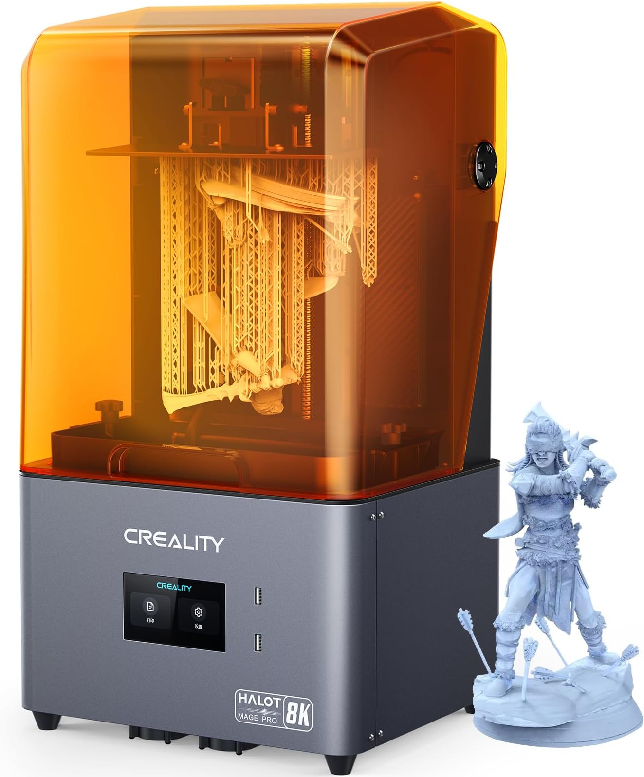 Creality HALOT MAGE PRO 8K Resin 3D Printer, Equivalent 12K Model ...