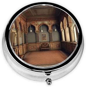 Amazon.com: Interior Palace Architecture Vintage Print Pill Box 3 ...