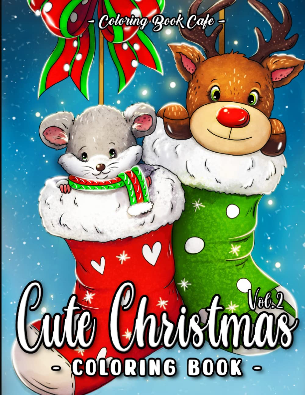 Amazon.com: Cute Christmas: A Christmas Coloring Book for Adults and ...