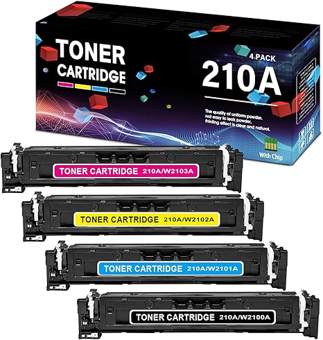 Amazon.com: W2103A 210A Toner Cartridge,210A(with Chip) Toner Cartridge, Compatible Replacement ...