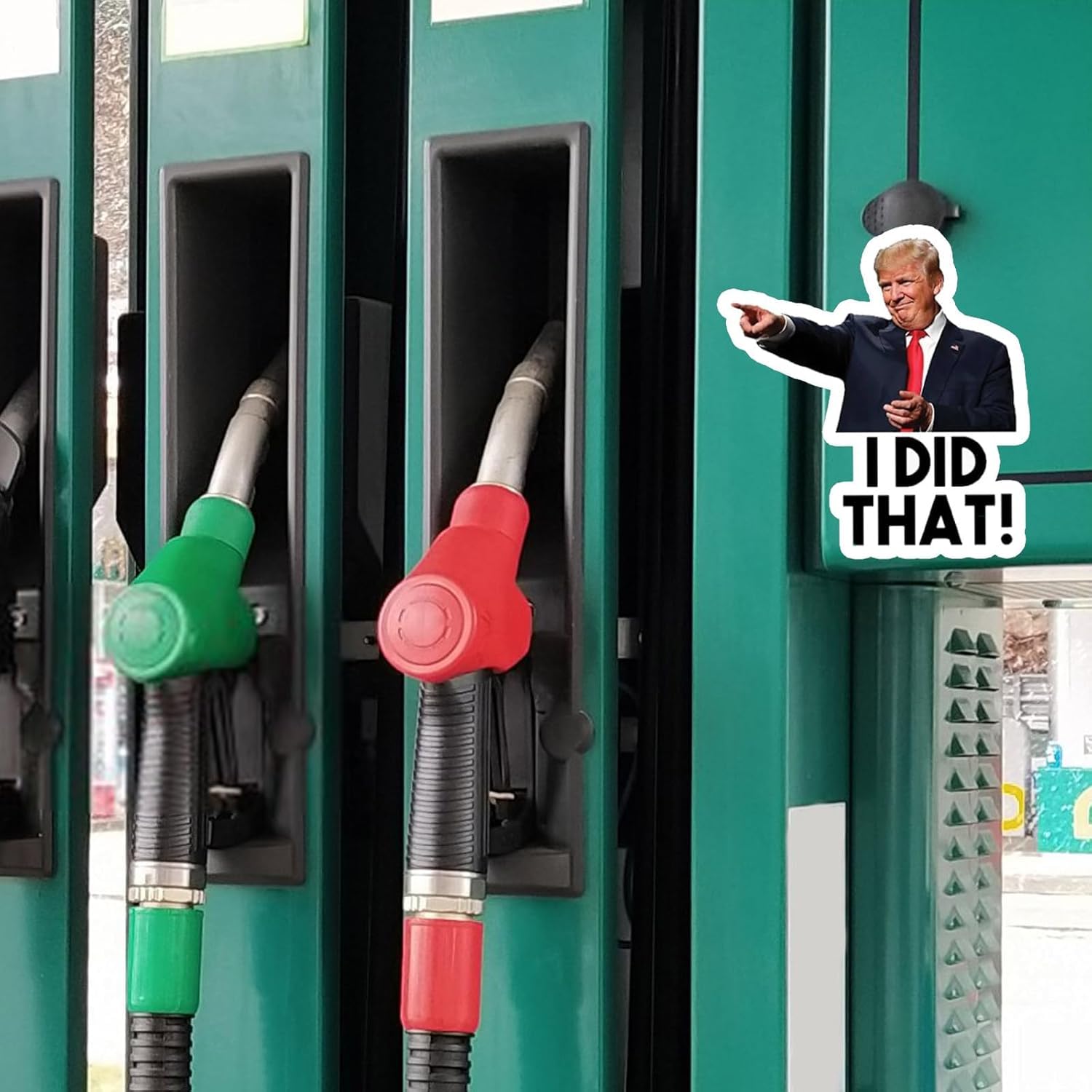 Snapklik.com : 100Pcs Trump I Did That Stickers Gas Pump Stickers Decal ...