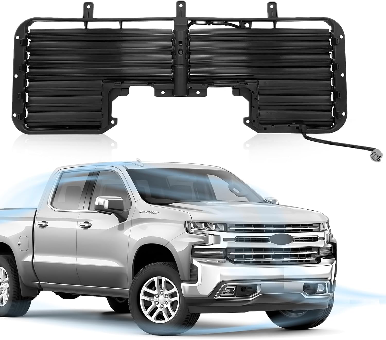 Amazon.com: CarPartsDepot Front Active Grille Shutter w/Motor ...