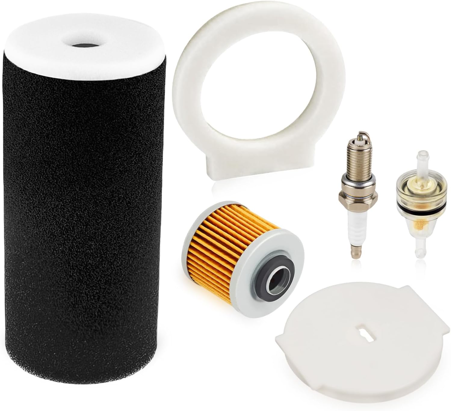 Amazon.com: zozoye Air Filter Kit Guide & END CAP OIL FILTER Spark Plug For Yamaha Grizzly 600 ...