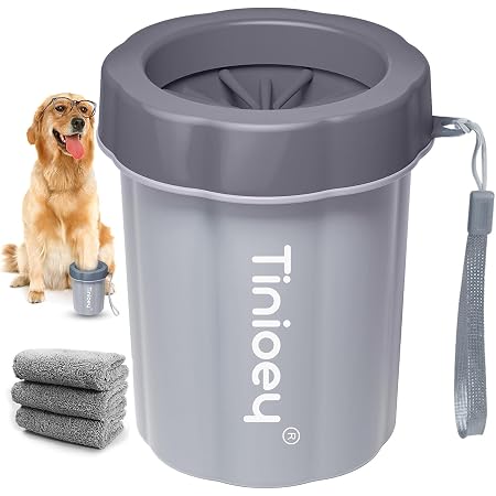 Amazon.com: Dog Paw Cleaner for Medium Dogs (with 3 Absorbent Towels ...