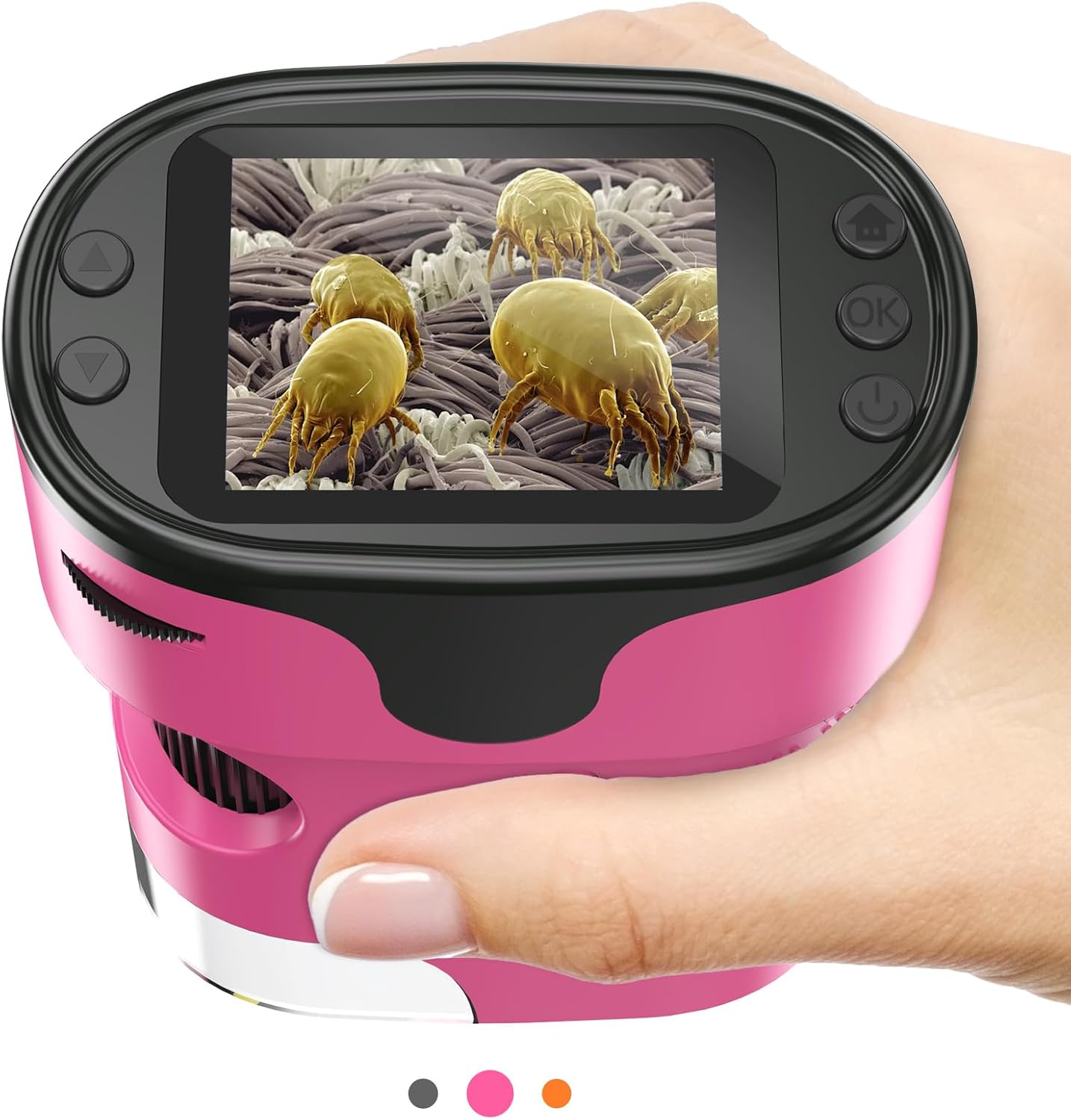 Amazon.com: 1000X Handheld Microscope for Kids 4K 2.0" Screen ...