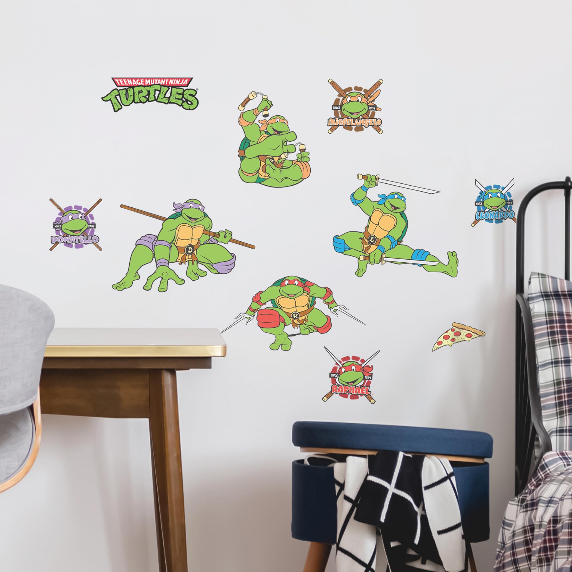 Amazon.com: Teenage Mutant Ninja Turtles Wall Decals - Set of 10 TMNT ...