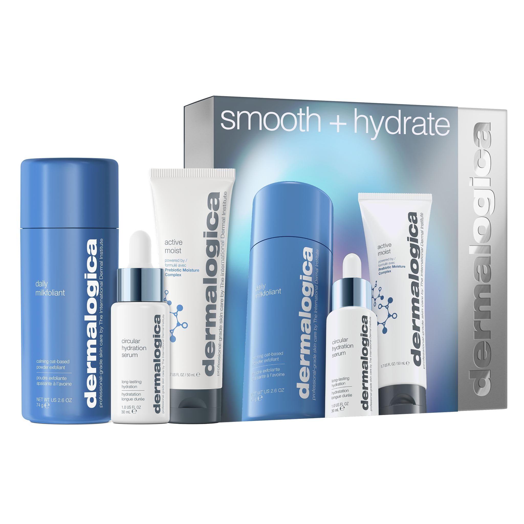 Amazon.com: Dermalogica Smooth + Hydrate Skin Care Set – Face ...
