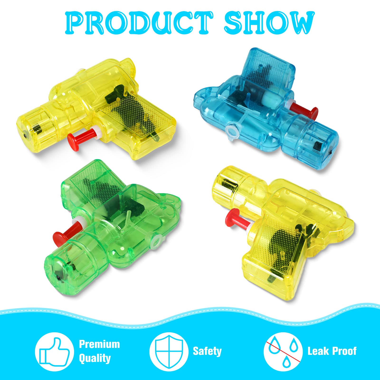 Snapklik.com : 100 Pack Mini Water Gun For Boys And Girls, Colorful ...