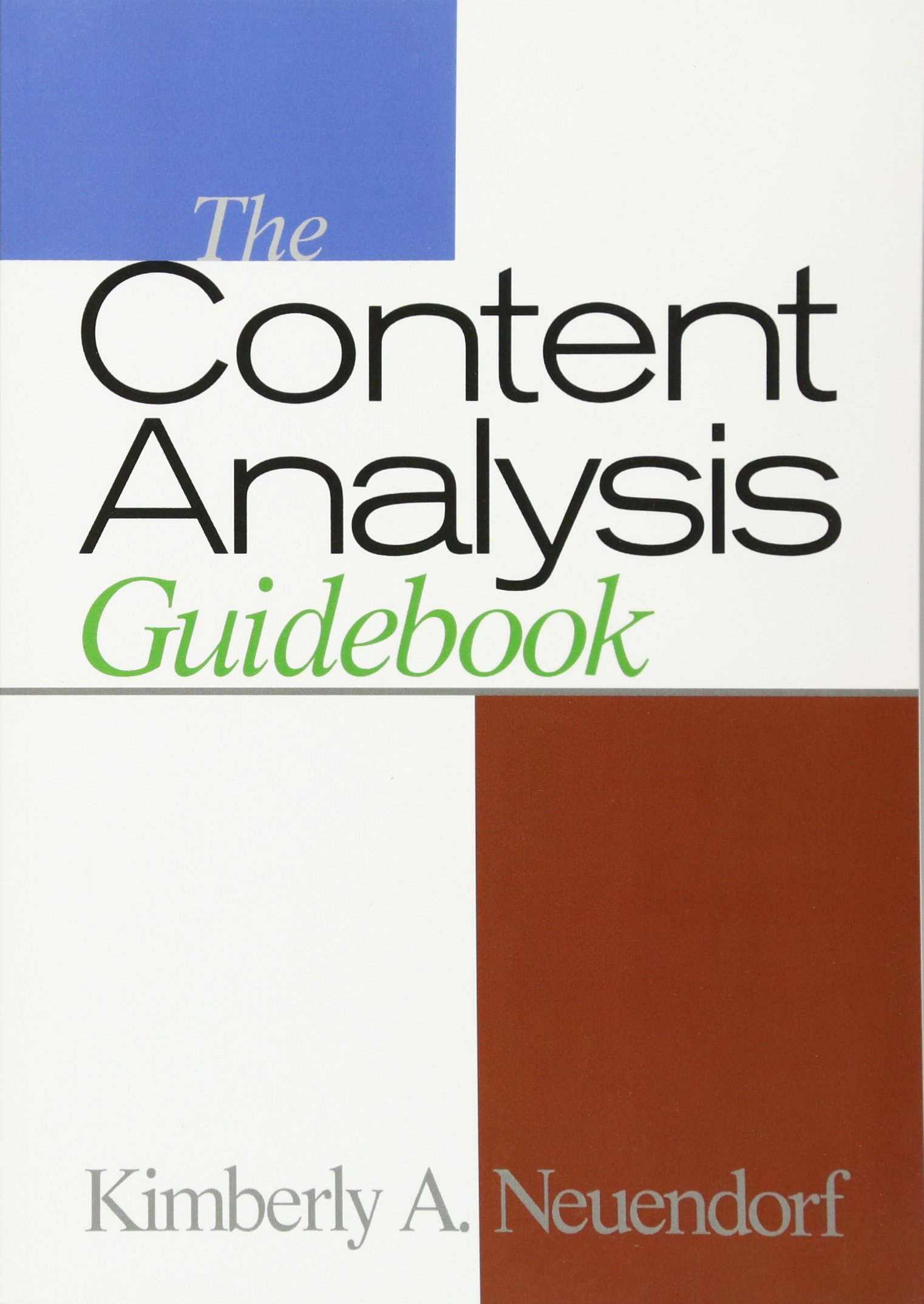 The Content Analysis Guidebook: 9780761919780: Communication Books ...