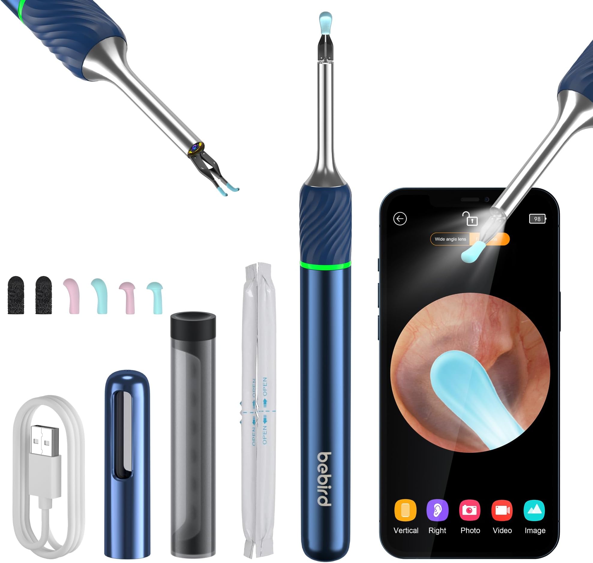 Amazon.com: BEBIRD Ear Wax Removal Tool with Ear Camera, Ear Cleaner ...