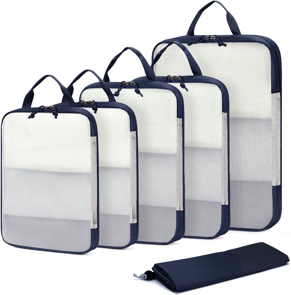 Amazon.com: ECOHUB 6 Set Compression Packing Cubes, Lightweight Cruise ...