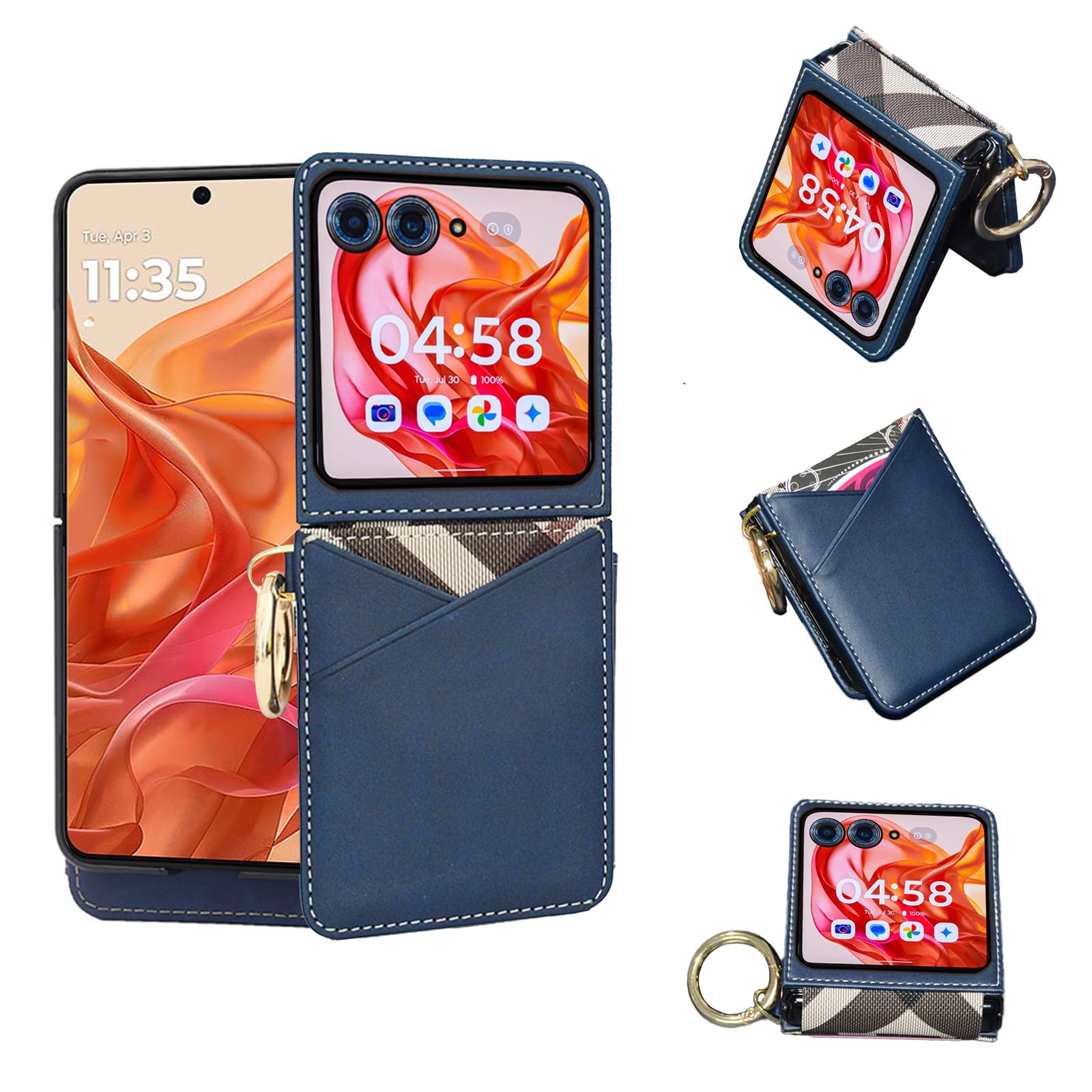 Amazon.com: Asuwish Phone Case for Motorola Razr 50/Moto Razr 2024 ...