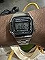Casio Vintage A168WGG-1ADF Black Digital Dial Black Stainless Steel ...