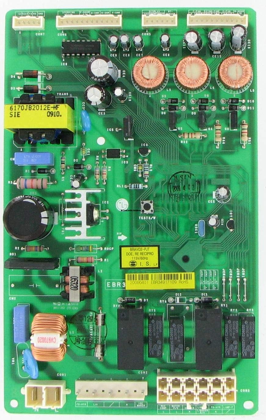 Amazon.com: GE WR55X10942 Refrigerator Main Control Board, green, 7.40 ...