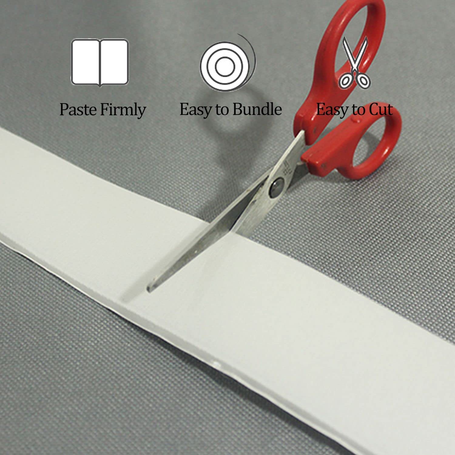 Snapklik.com : QSFPTEK 0.79 Inch 15M Hook Loop Cable Ties, Double-Sided ...