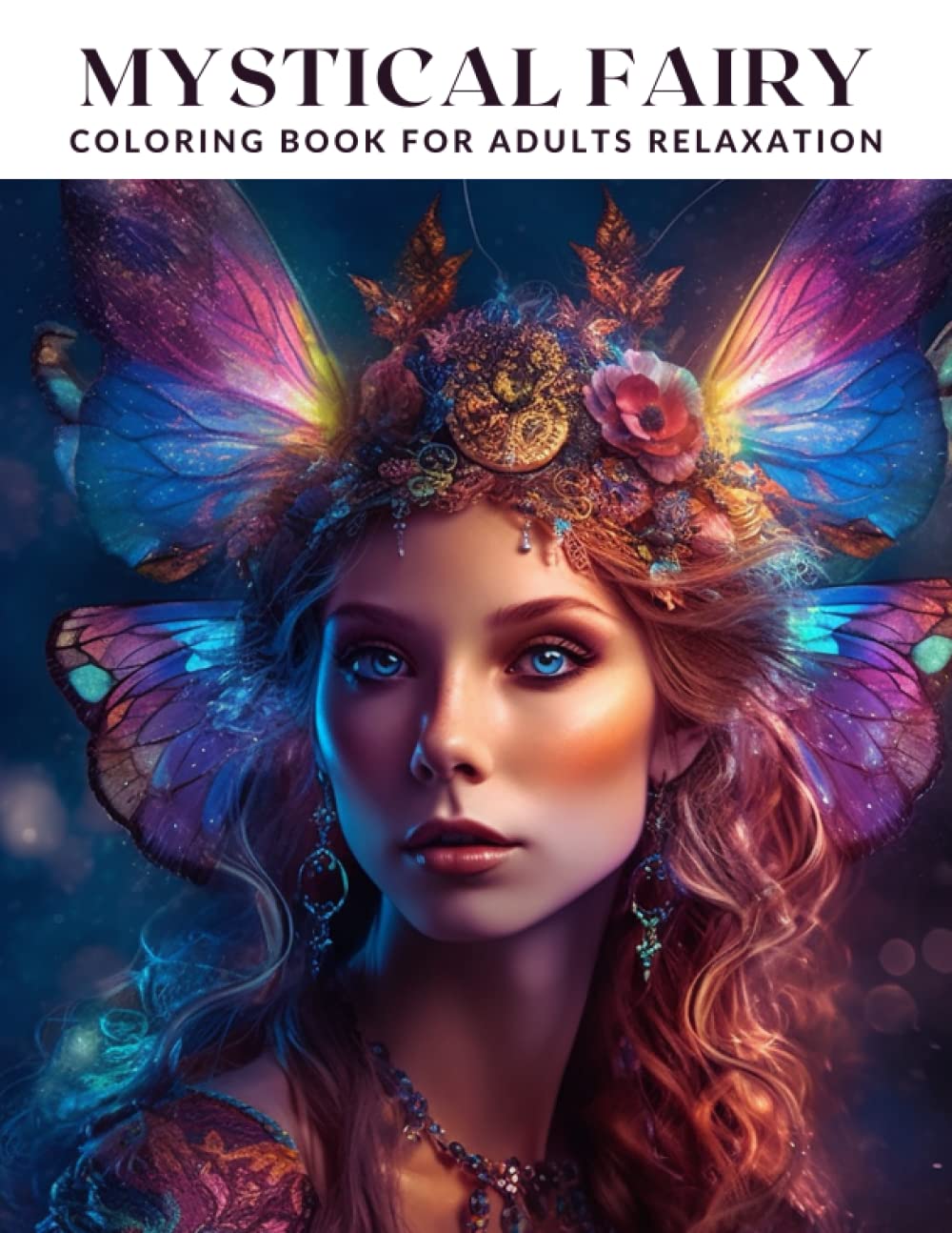 Amazon.com: Mystical Fairy Coloring Book for Adults Relaxation: 70 ...