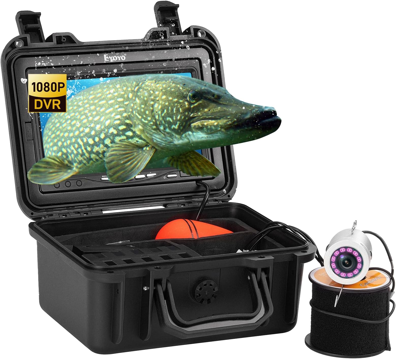 Amazon.com : Eyoyo Underwater Fishing Camera，Ice Fishing Camera, 7 inch ...