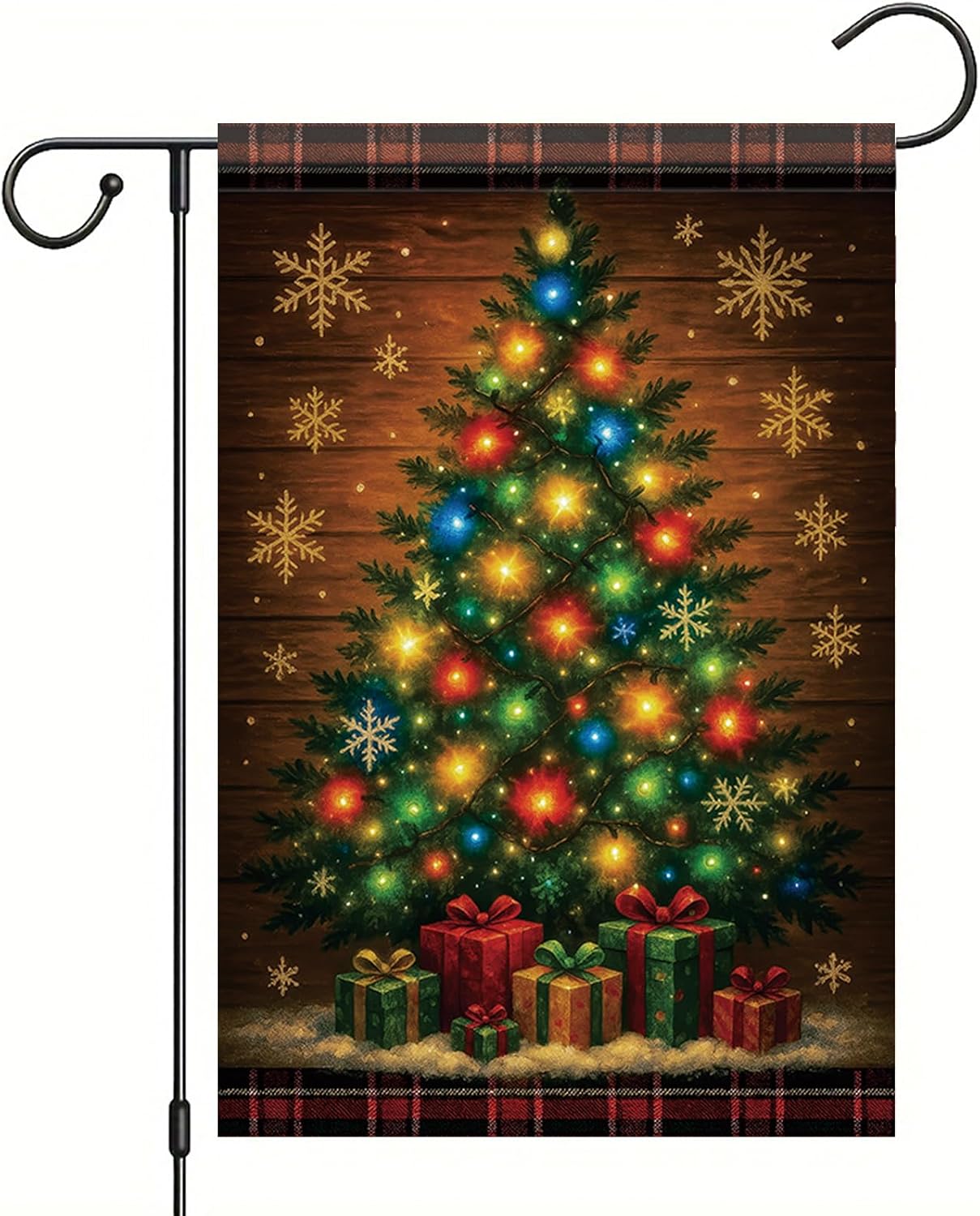 Amazon.com : Saoplasa Christmas Garden Flag 12x18 Inch Double Sided ...