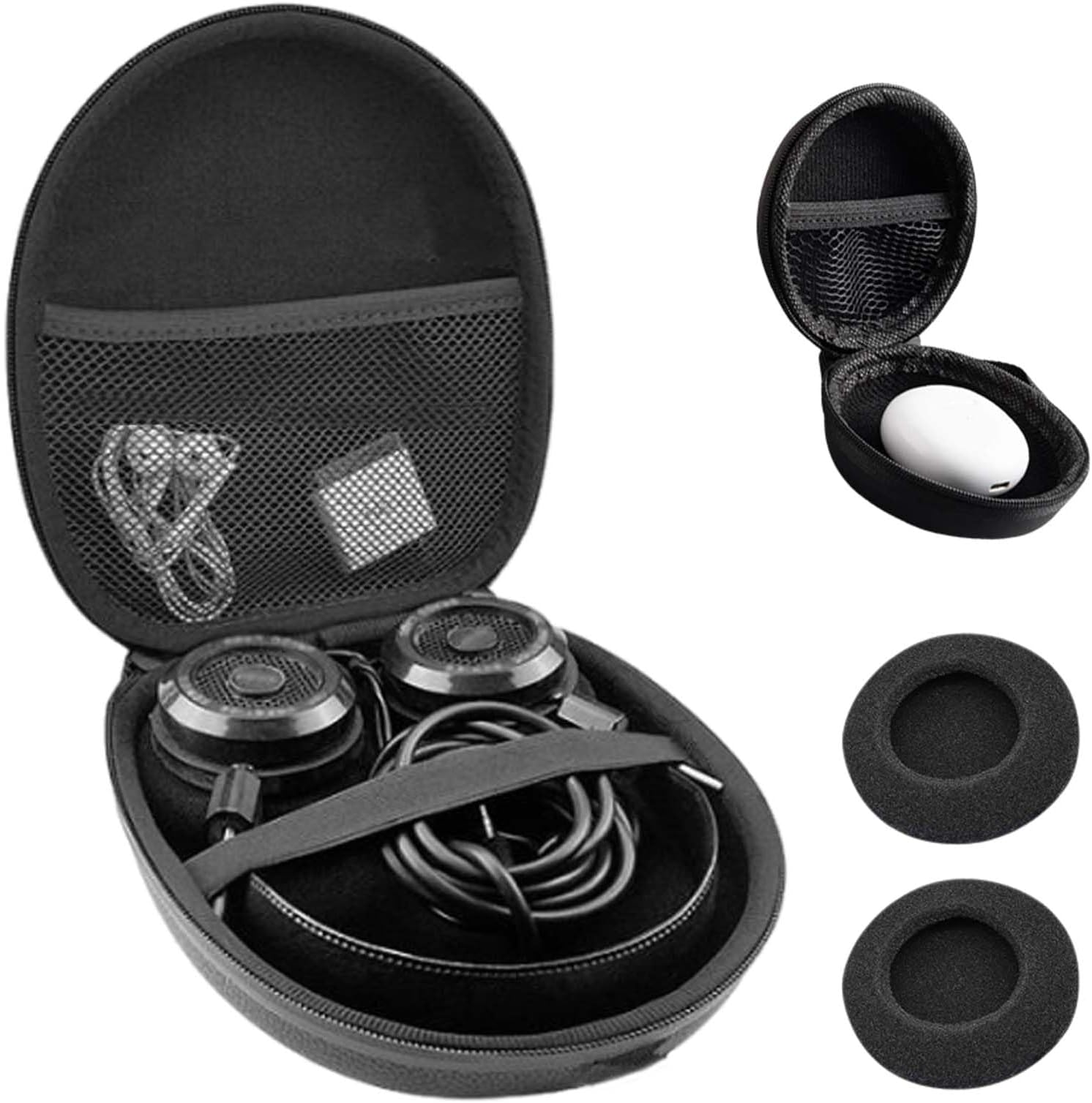 Large Headphone Case Universal Portable Protective Cover Pouch Bag ...