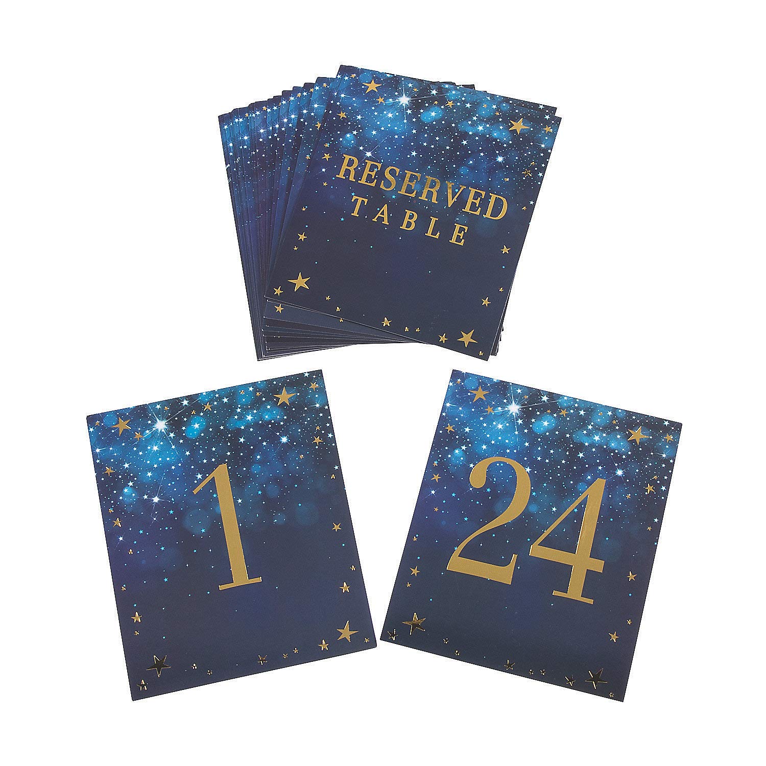 Amazon.com: Fun Express Constellation Table Numbers - Party Supplies ...