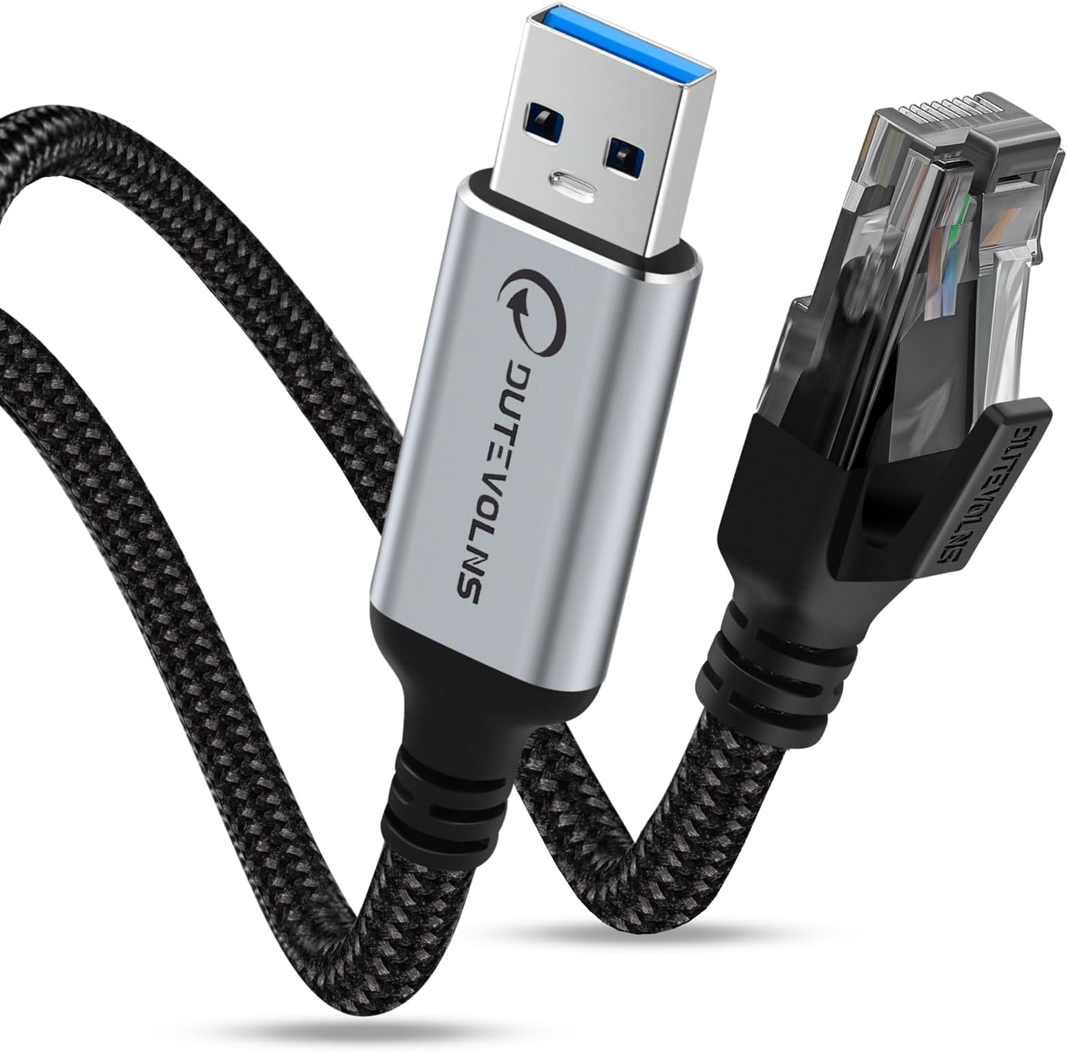 Amazon.com: USB to Ethernet Cable 0.5 FT, USB 3.0 A Male to RJ45 Male ...