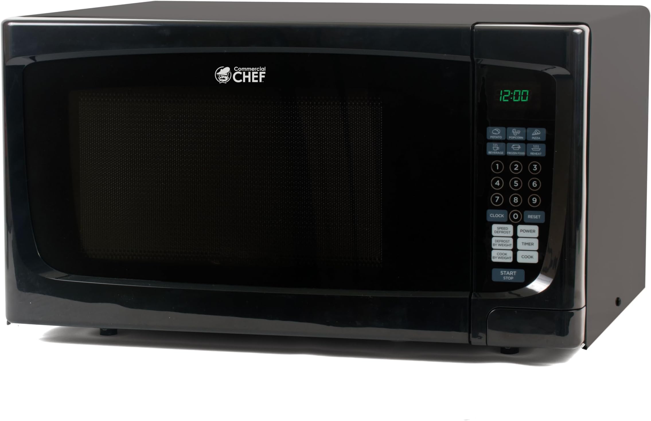 Amazon.com: COMMERCIAL CHEF 1.6 Cubic Foot Microwave with 10 Power ...