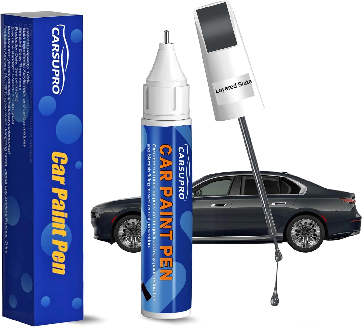 Amazon.com: Grey Touch Up Paint for Cars, Auto Gray Car Paint Touch Up ...