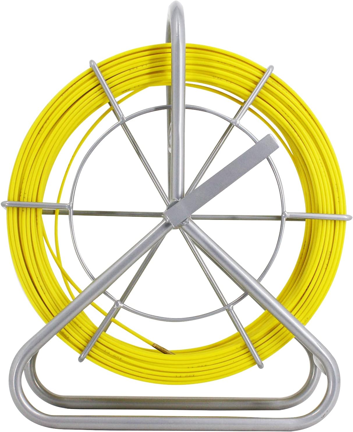 IRSCorp 1/4" 500FT Cable Duct Rodder Steel Reel Stand with Brake ...