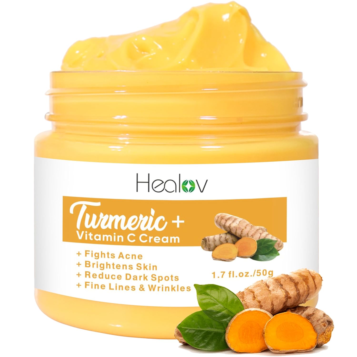 Amazon.com: Turmeric Face Cream for Face & Body - All Natural Turmeric ...