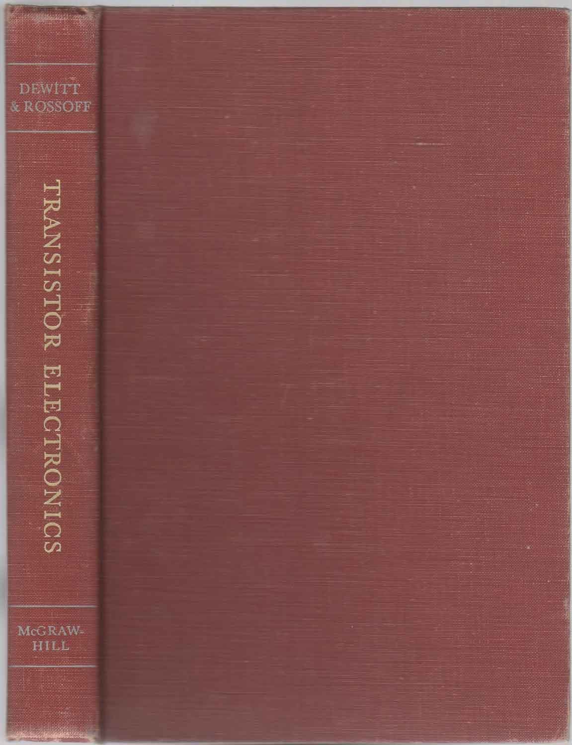 Transistor Electronics: dewitt, david: 9781114699281: Amazon.com: Books
