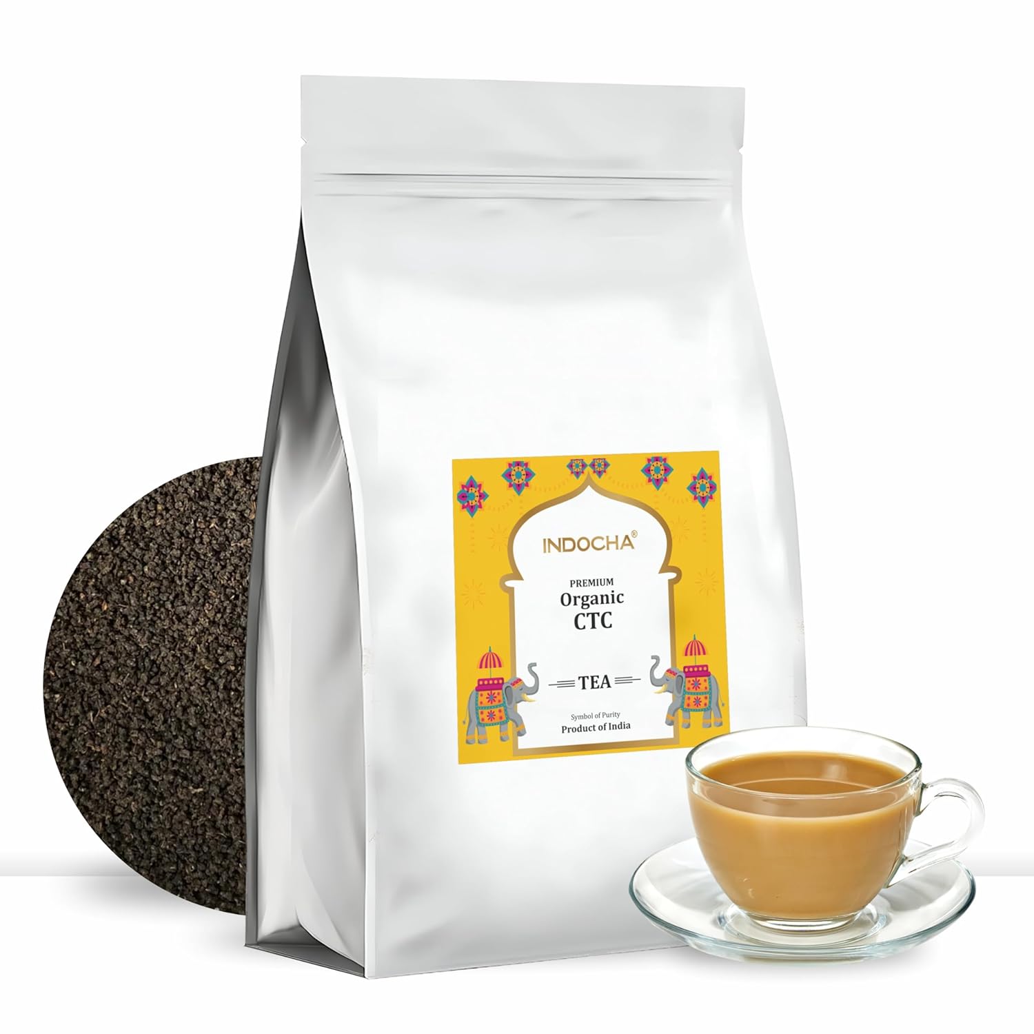 Organic CTC Tea | 1kg | Makes the perfect Indian Chai | Garden Fresh Tea | Aromatic, Rich ...