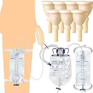 Amazon.com: 7 PCS Latex Condom Catheter External Self-Sealing Set, Self-Adhesive Easy Donning ...