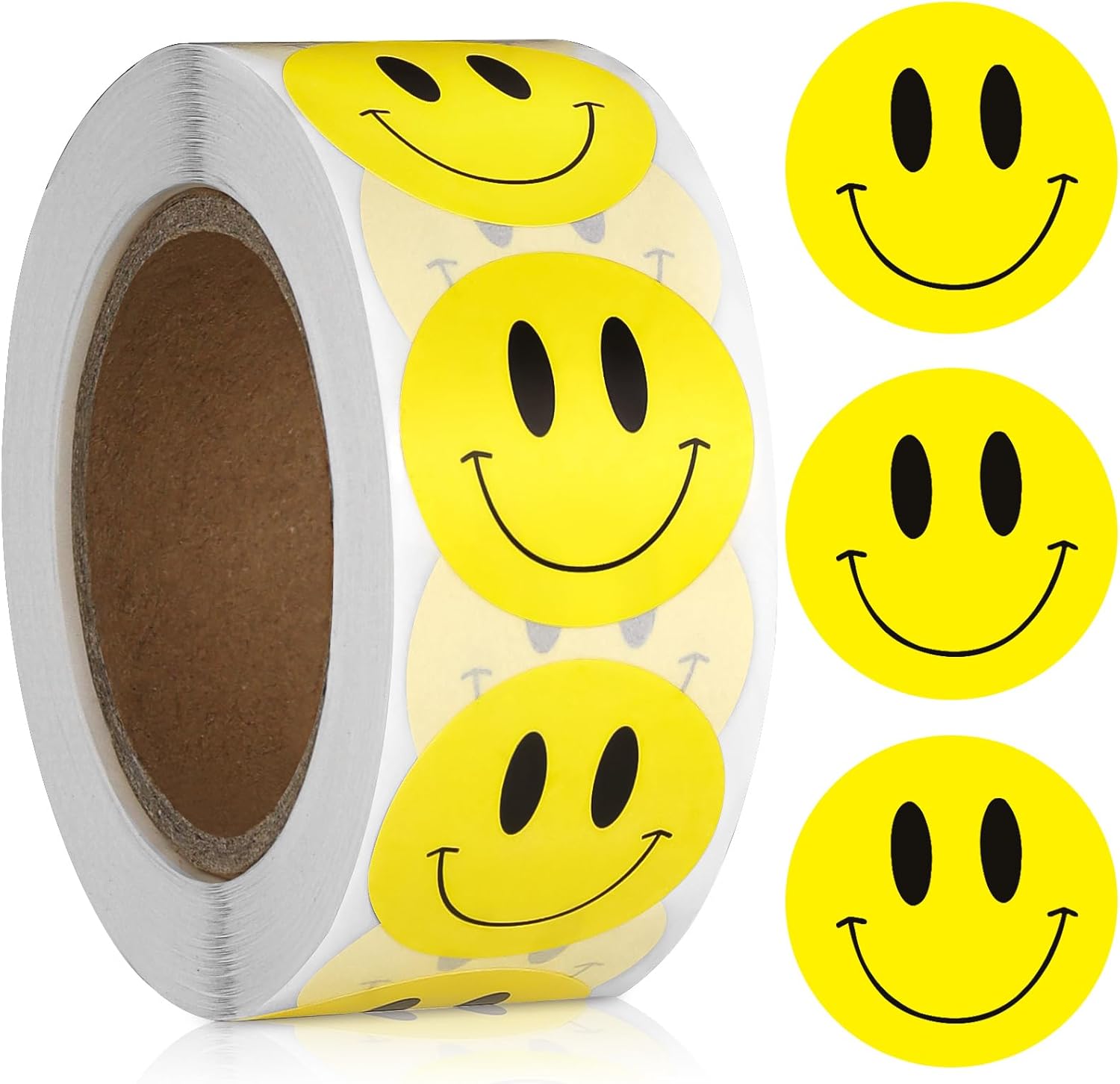 MACAENA 500 PCS Happy Smile Face Stickers, Smiley stickers Smile Face ...