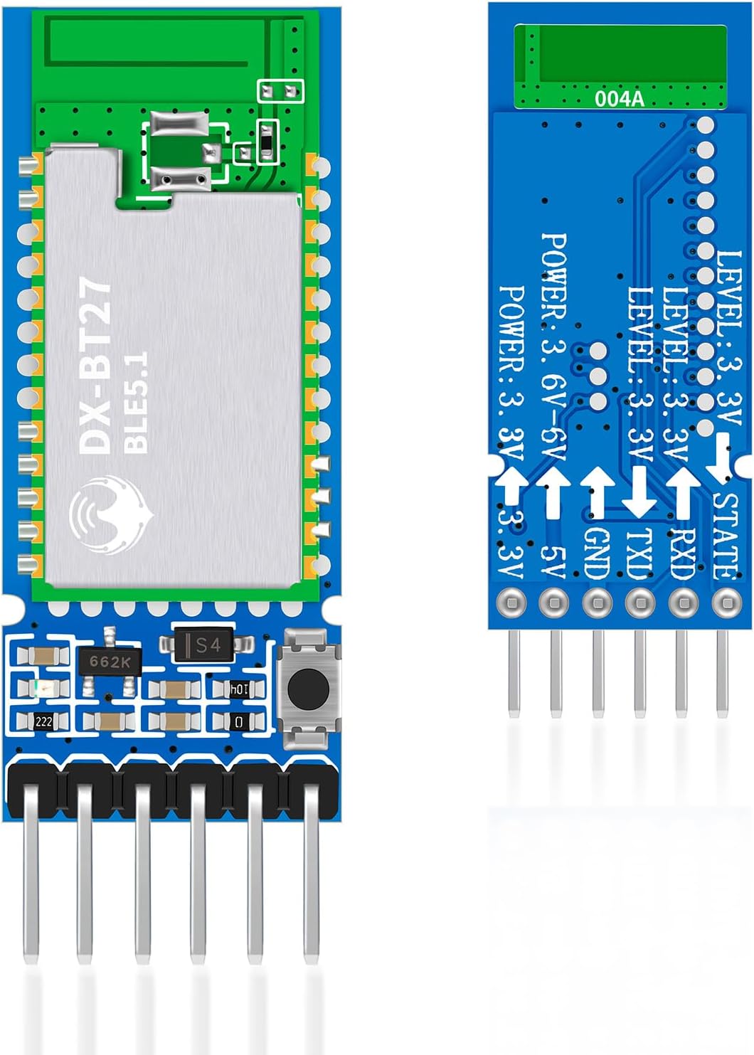 Amazon.com: DX-BT27-A Bluetooth Module Long Range Up to 420m BLE 5.1 ...