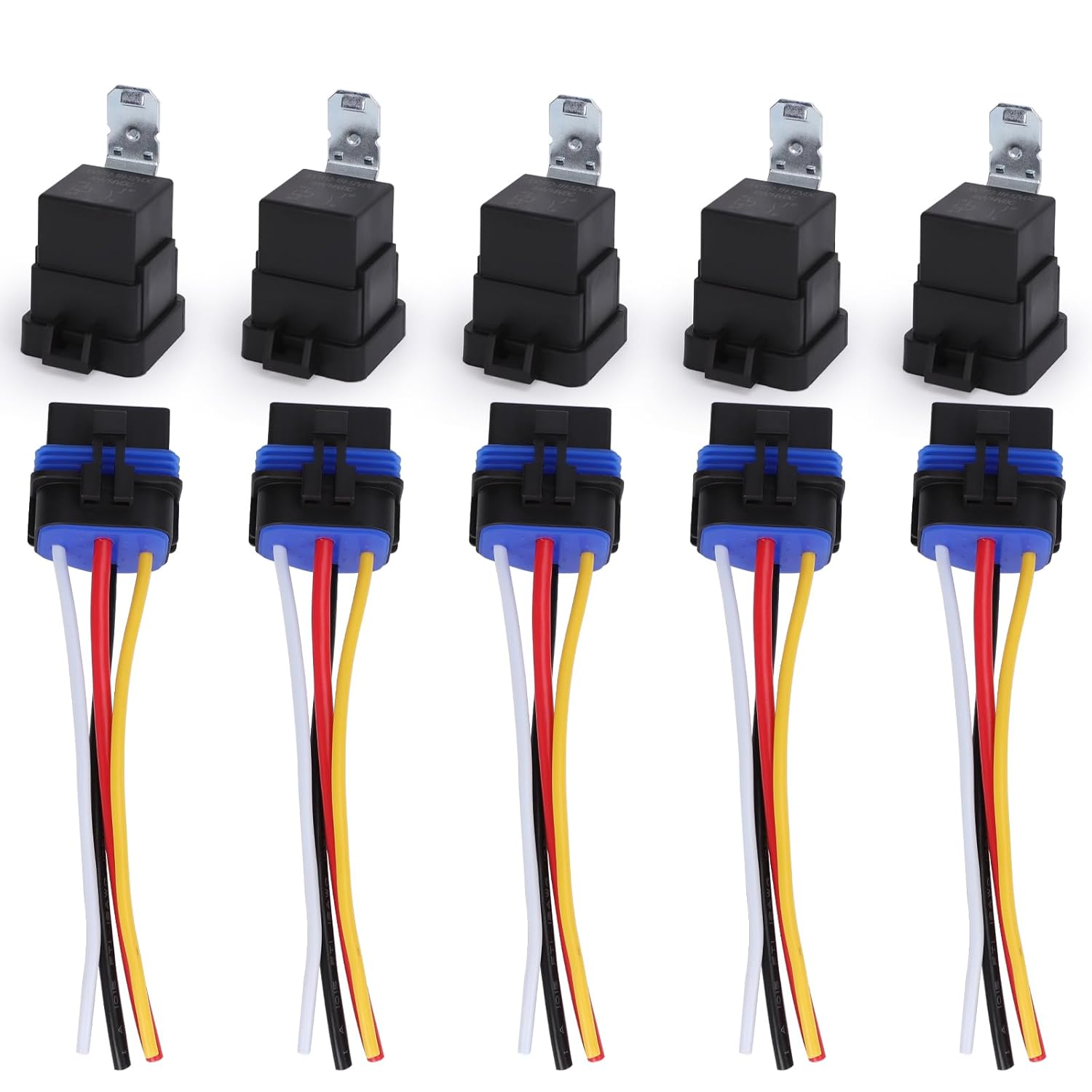 Amazon.com: CHTAIXIN 4-PIN 40/30AMP 12V DC Waterproof Relay with ...