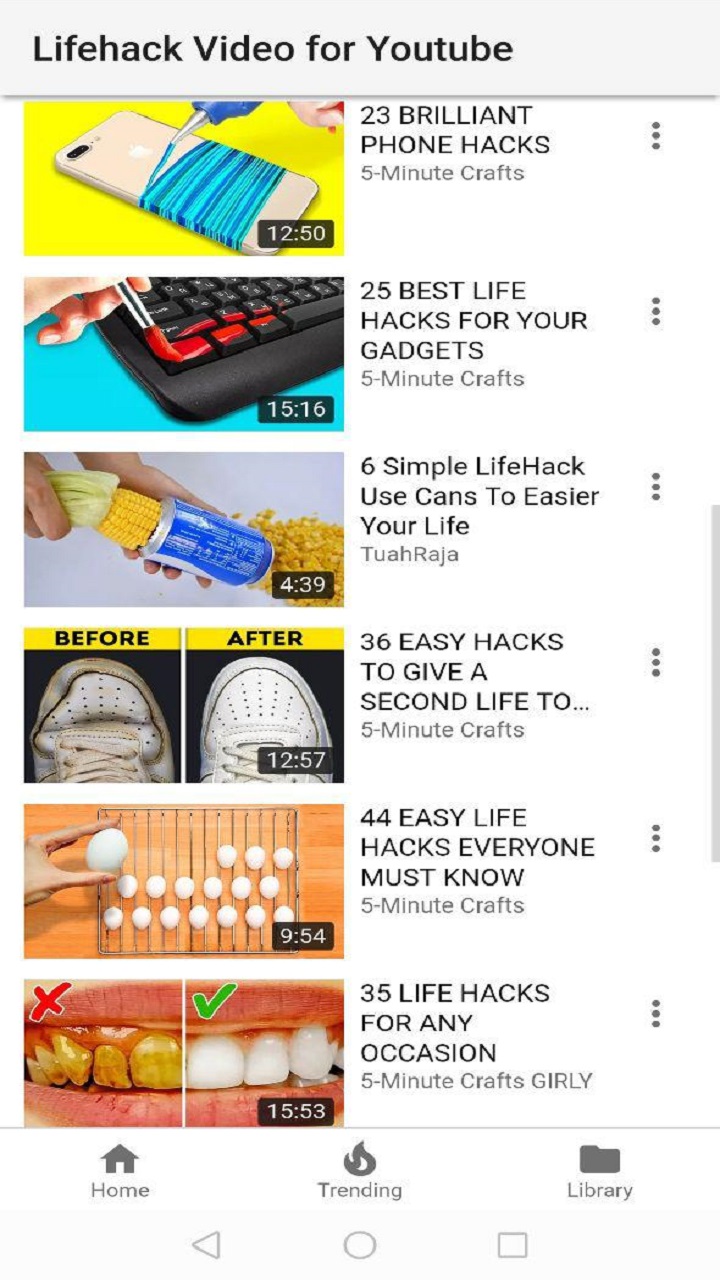 Lifehack Video for Youtube - App on Amazon Appstore