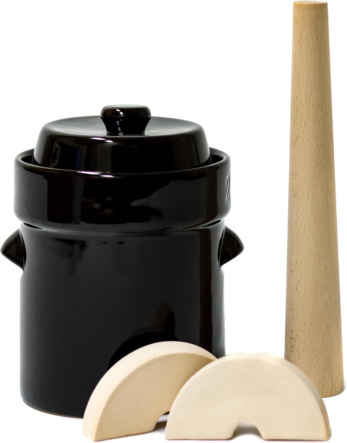 Amazon.com: Trademark Innovations 2L (Half Gallon) Fermentation Jar ...