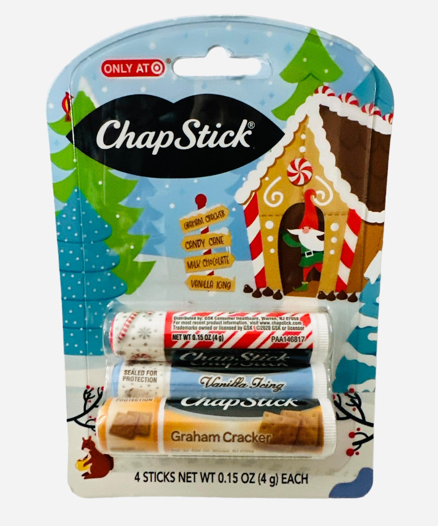 Amazon.com : Chapstick GingerBread, Holiday Graham Cracker, Candy Cane ...